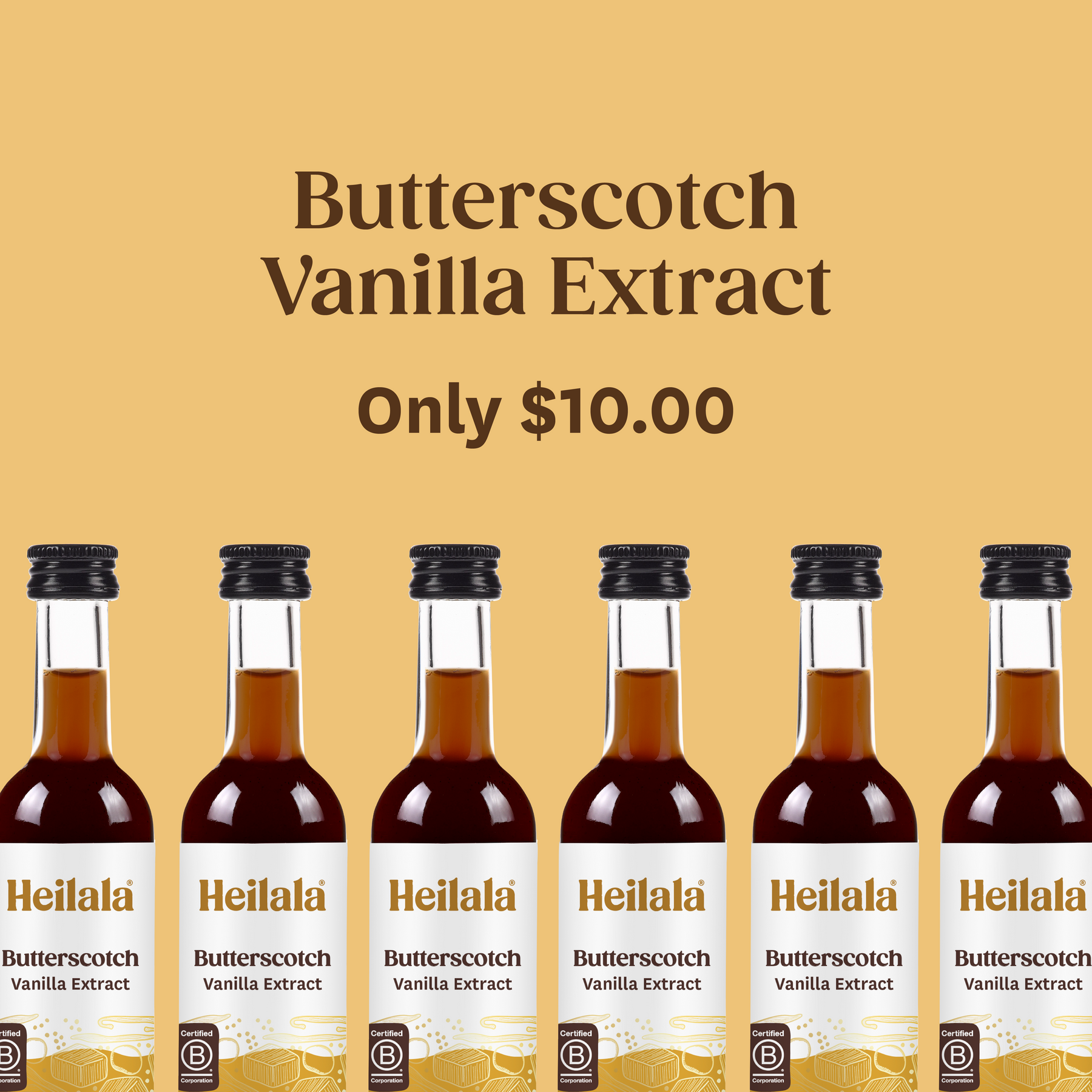 Butterscotch Vanilla Extract - 50ml - Heilala Vanilla NZ