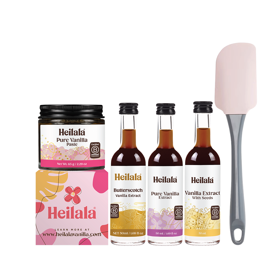 Vanilla Vanilla Bundle | Vanilla Extract 50ml, Vanilla Extract with Seeds 50ml, Butterscotch ...